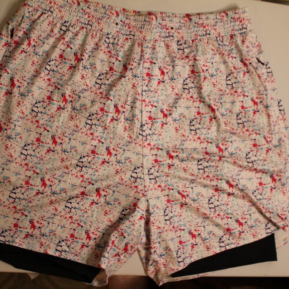 yhjpxlp | Shorts | Yhjpxlp Athletic Shorts Splatter Paint Print | Poshmark